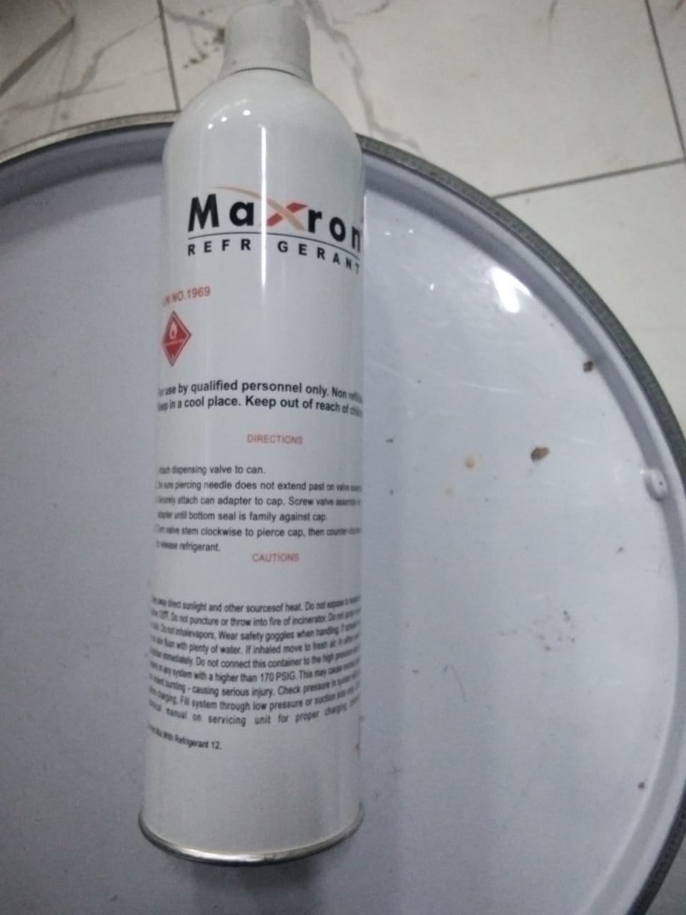 Maxron R600a gas cans - 400g - Coolmass Refrigeration