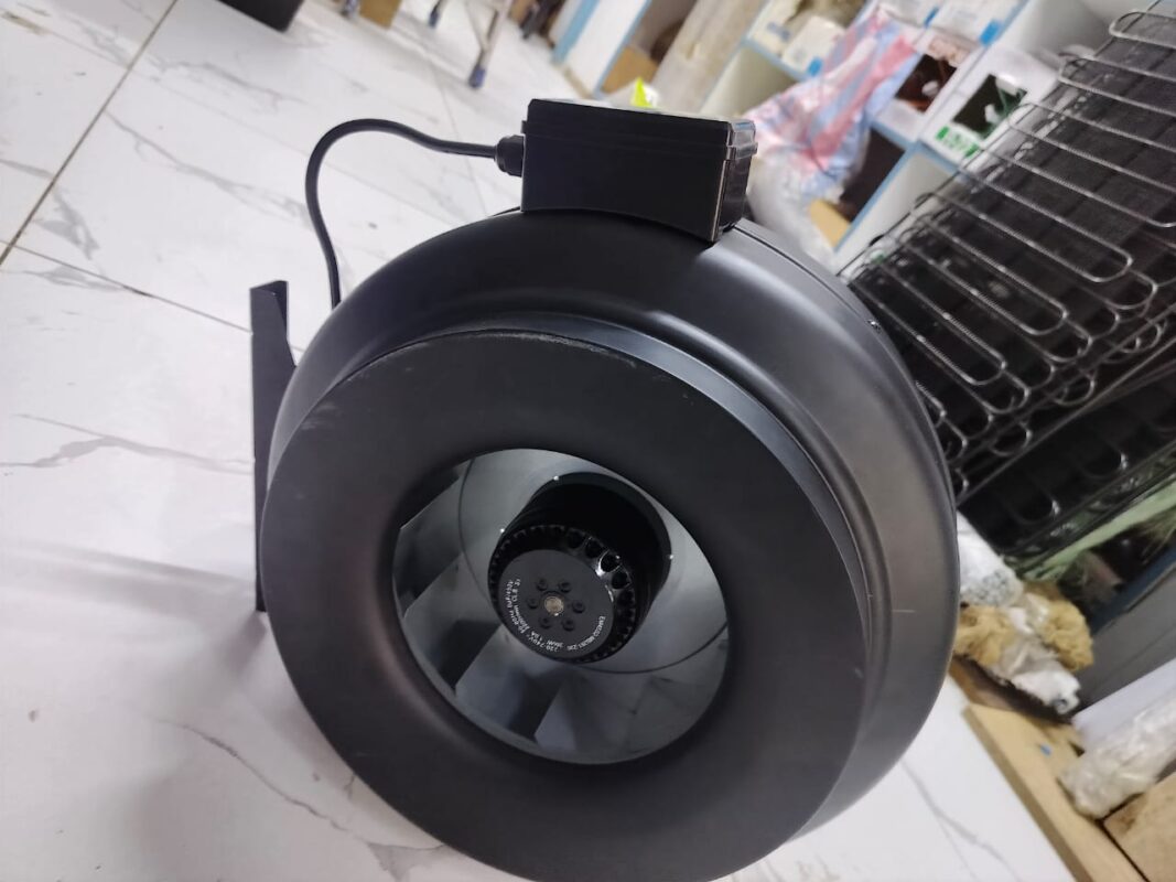 150mm Metallic inline duct fans - Coolmass Refrigeration